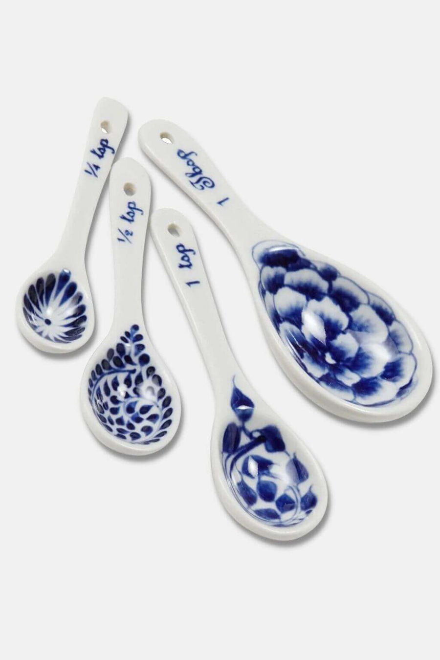 Hand Painted Ceramic Measuring Spoons – Cultiverre